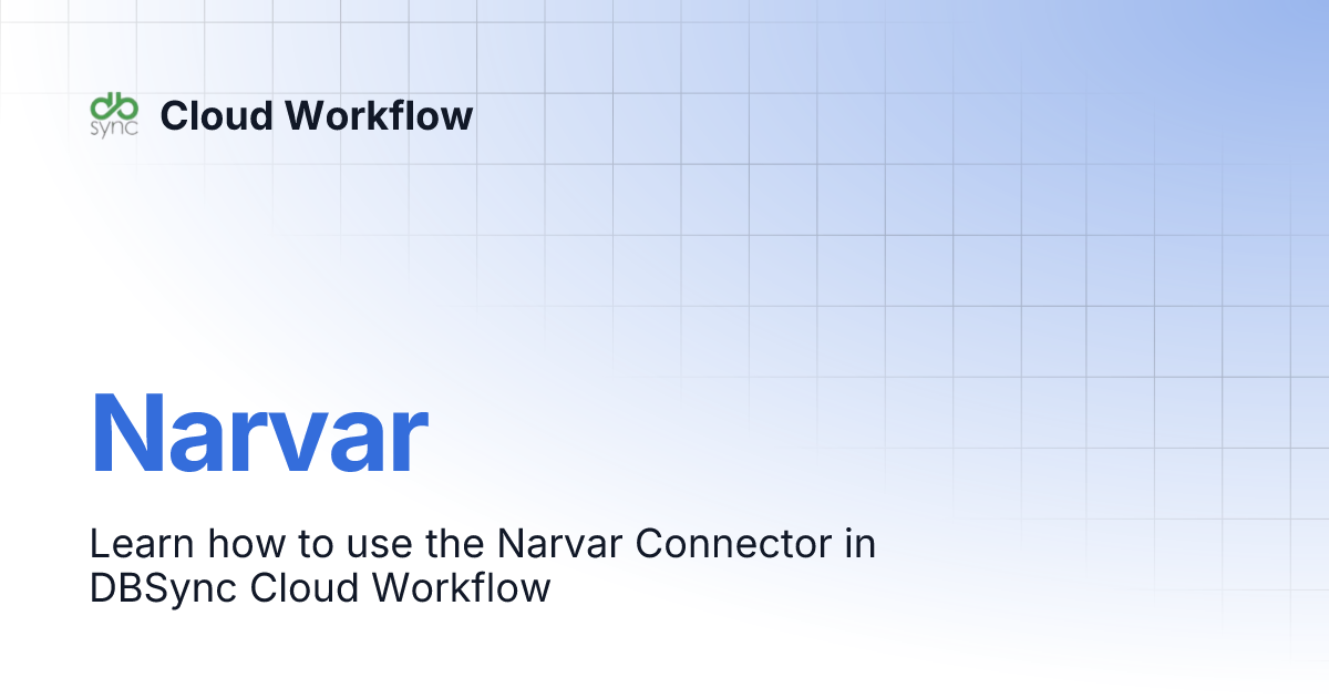 Narvar | Cloud Workflow
